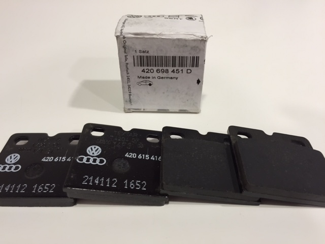 2008-2015 Audi R8 PARKING Brake Pads 420698451D | eBay