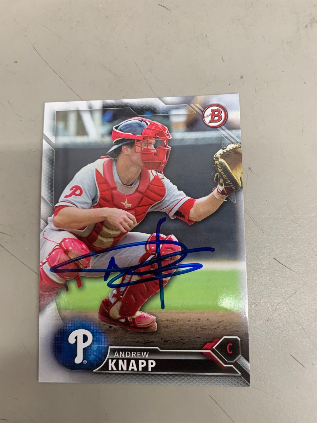Andrew Knapp Signed Card 2016 Team Card IP Auto | eBay