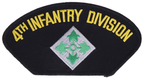 4th Infantry Division Ivy Fort Carson Iron on Hat Patch HFLB1430 F4D13S ...