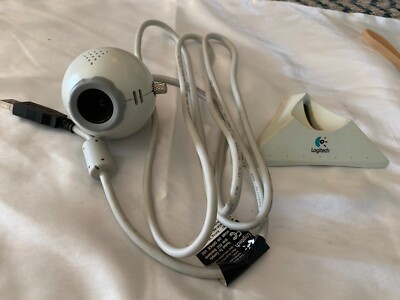 Logitech webcam v-ub2 p/n 861050-0010,white, usb, used. | eBay