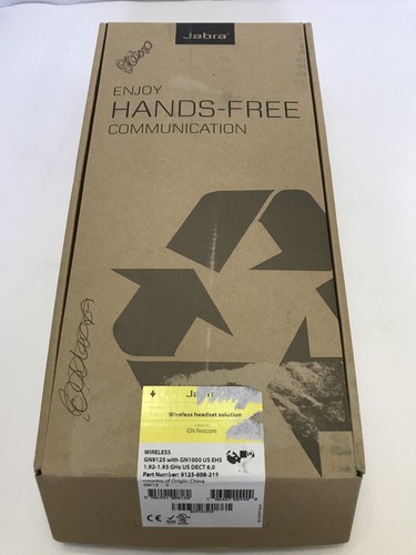 Jabra GN9125 Wireless Headset with GN1000 Remote Handset Lifter ...