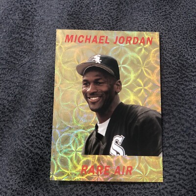 1993 Rare Air Promo Card Michael Jordan Barons White Sox Gold /10000 ...