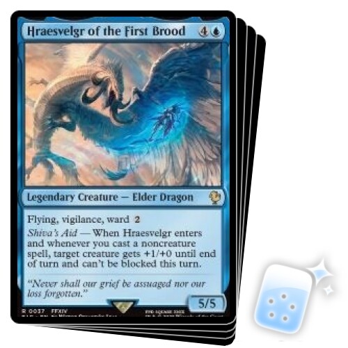 HRAESVELGR OF THE FIRST BROOD X4 Final Fantasy Commander Magic MTG MINT ...