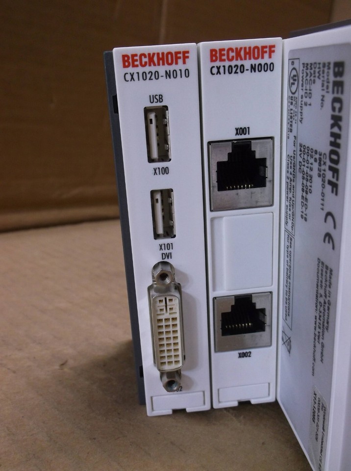 CX1020-0111 Beckhoff PLC Slice I/O Basic CPU CX1020-N010 CX1020-N000 | eBay
