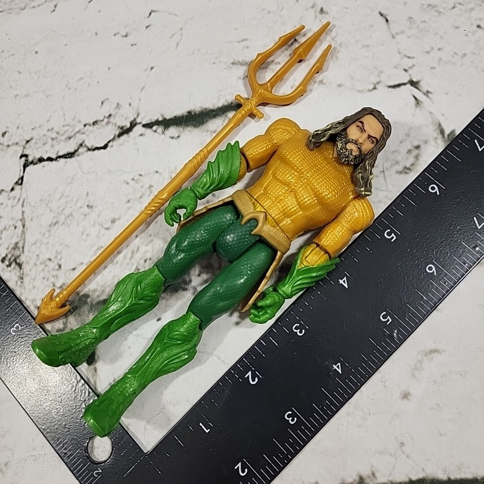 Aquaman King Of Atlantis Movie Action Figure With Trident Jason Momoa DC Comics | eBay