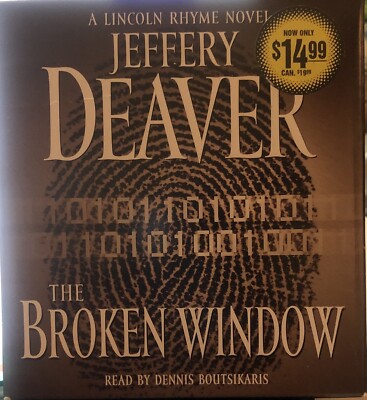 Jeffery Deaver - THE BROKEN WINDOW - Read by Dennis Boutsikaris - 5 CDs ...