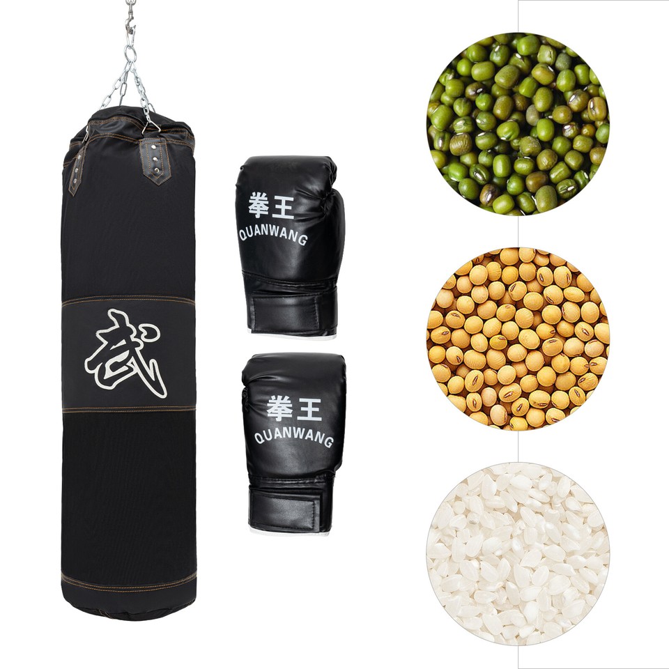 Punching Bag for Adults, PU Heavy Boxing Bag Set, Unfilled Heavy ...