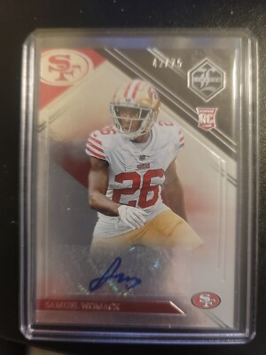 2022 Panini Limited Football Rookie Autograph Samuel Womack 42/75 | eBay