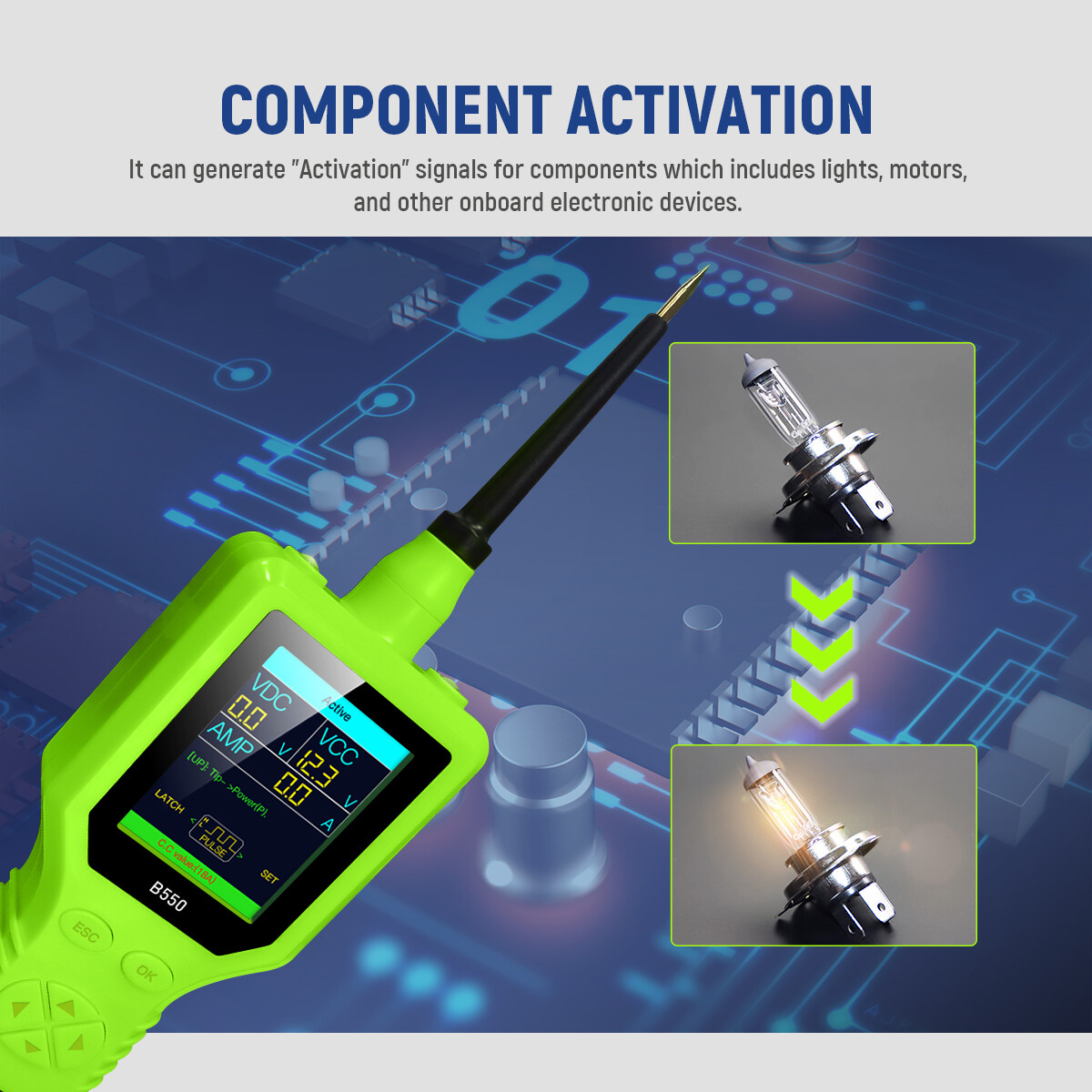 12V/24V Power Car Electrical Tester Probe Circuit Tester Multimeter ...