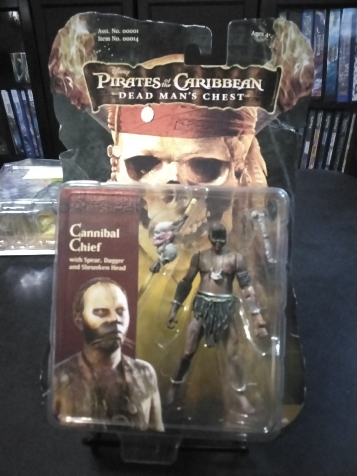 Pirates Of The Caribbean Cannibal Chief Figure Dead Man's Chest New ...