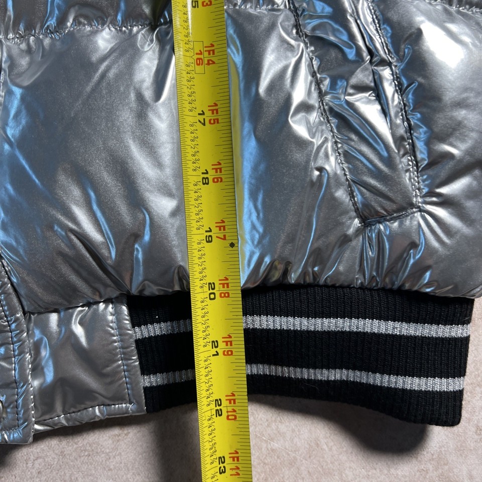 Carolina Panthers Women’s Med G III 4 Her Silver And Black Puffer ...