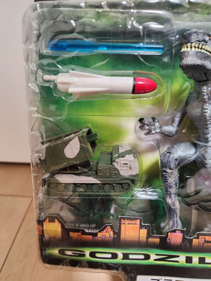Blast GODZILLA with Rocket Launcher Set 2 Figure 1998 NEW TRENDMASTERS ...