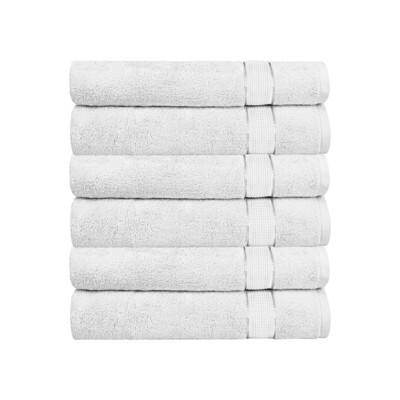 Luxury Hand Towels - Highly Absorbent - Hotel spa -16X32-Set of 6 ...