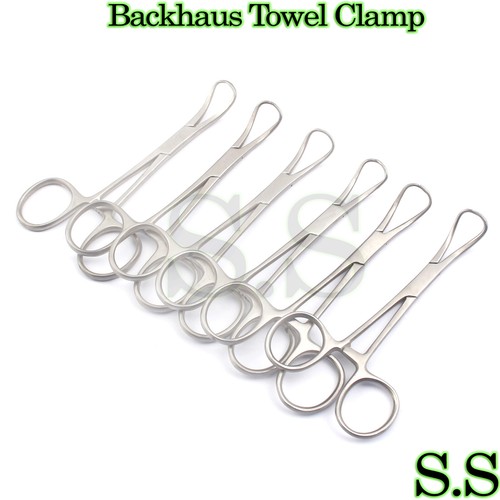 10 pcs 5.25" Backhaus Towel Forceps Surgical Veterinary Instrument | eBay