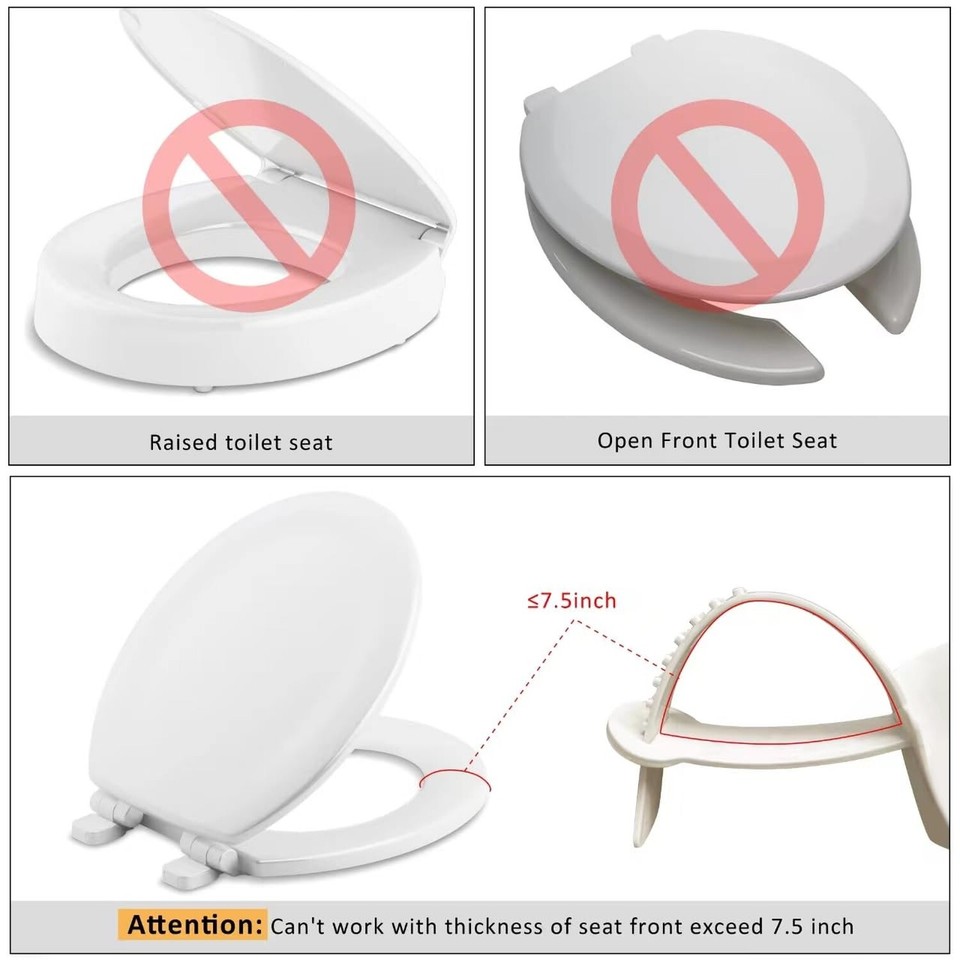 Universal Pee Deflector for Toilet Seat with Toilet lid Lifter, Toilet ...