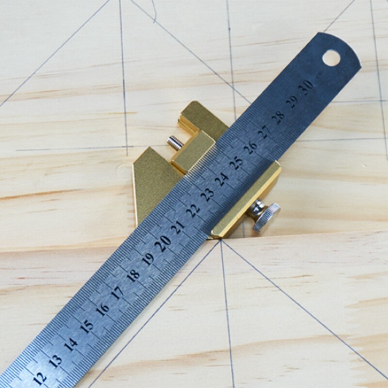 Positioning 45°/90°/135° Steel Ruler Carpenter's Steel Ruler Locator ...