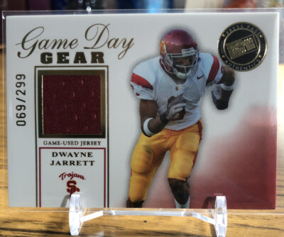 DWAYNE JARRETT 2007 Press Pass SE JERSEY Game Day Gear Gold /299 ...