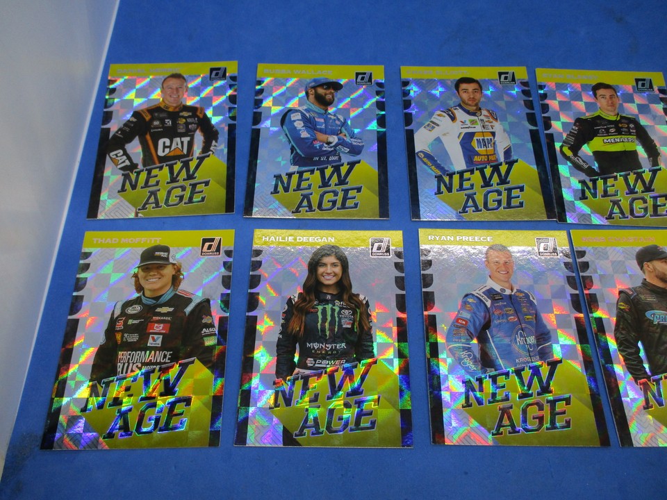 Complete set 2020 Donruss Racing Nascar New Age Checkers Cards Deegan ...