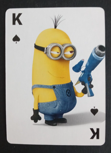 2014 Despicable ME Minions Playing Card King Spades | eBay