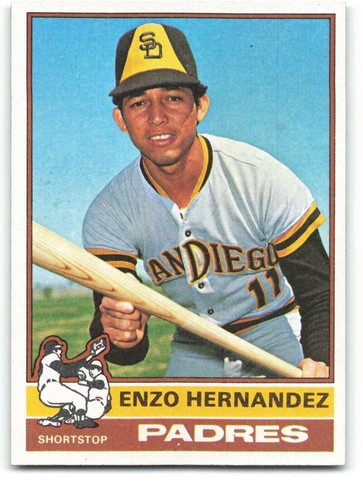 1976 Topps #289 Enzo Hernandez NM++ Padres ID:324388 | eBay