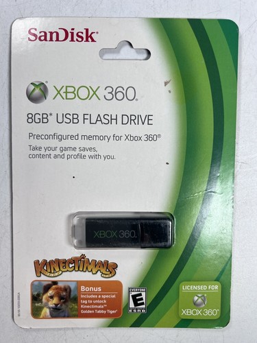 SanDisk USB FLASH DRIVE 8GB For XBOX 360 Brand NEW & Sealed Official | eBay
