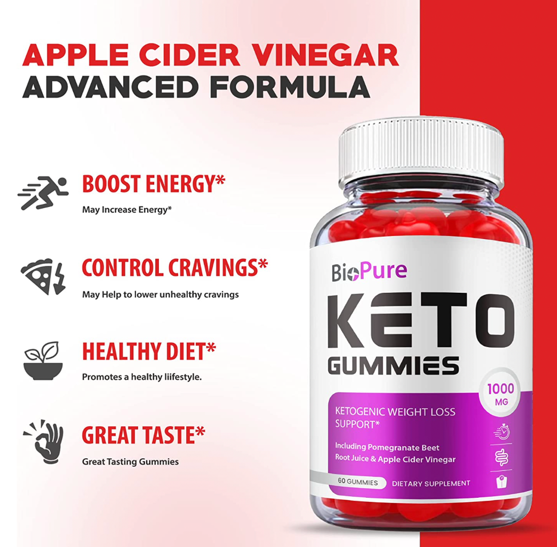 1-Pack BioPure Keto ACV Gummies, Bio Pure Gummies for Weight Loss | eBay