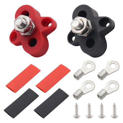 Heavy-Duty Terminal Studs Black+Red Color () with Red G4D1 | eBay Australia