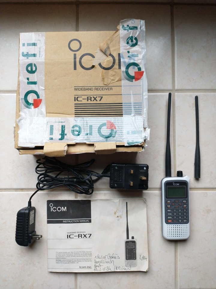 ICOM IC-RX7 Wideband HT Receiver | eBay