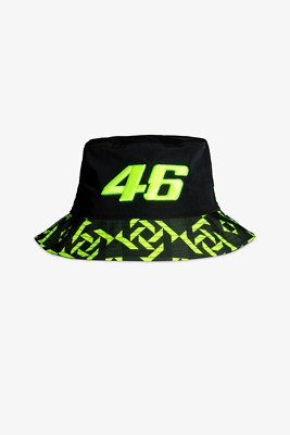 Official Valentino Rossi VR46 Geo Print New Era Tapered Bucket Hat ...