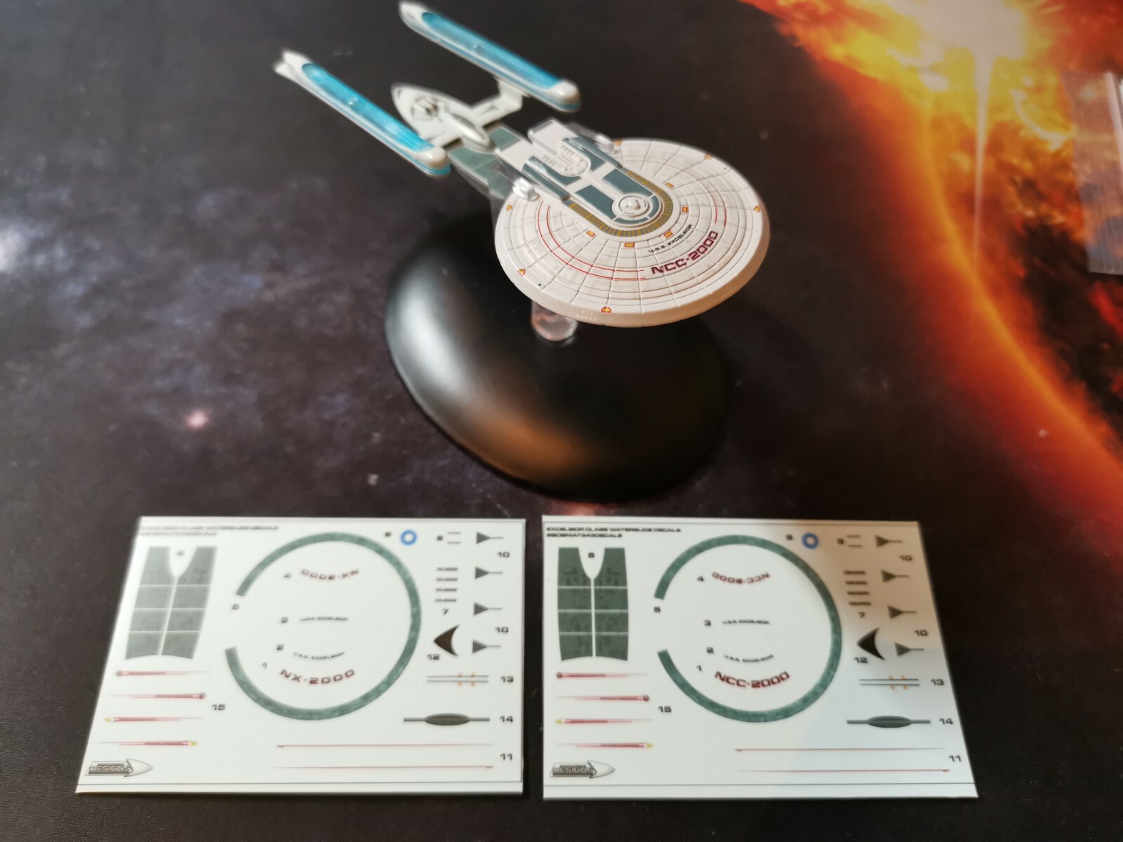 Star Trek Starships EAGLEMOSS EXCELSIOR CLASS Choice of Registries ...