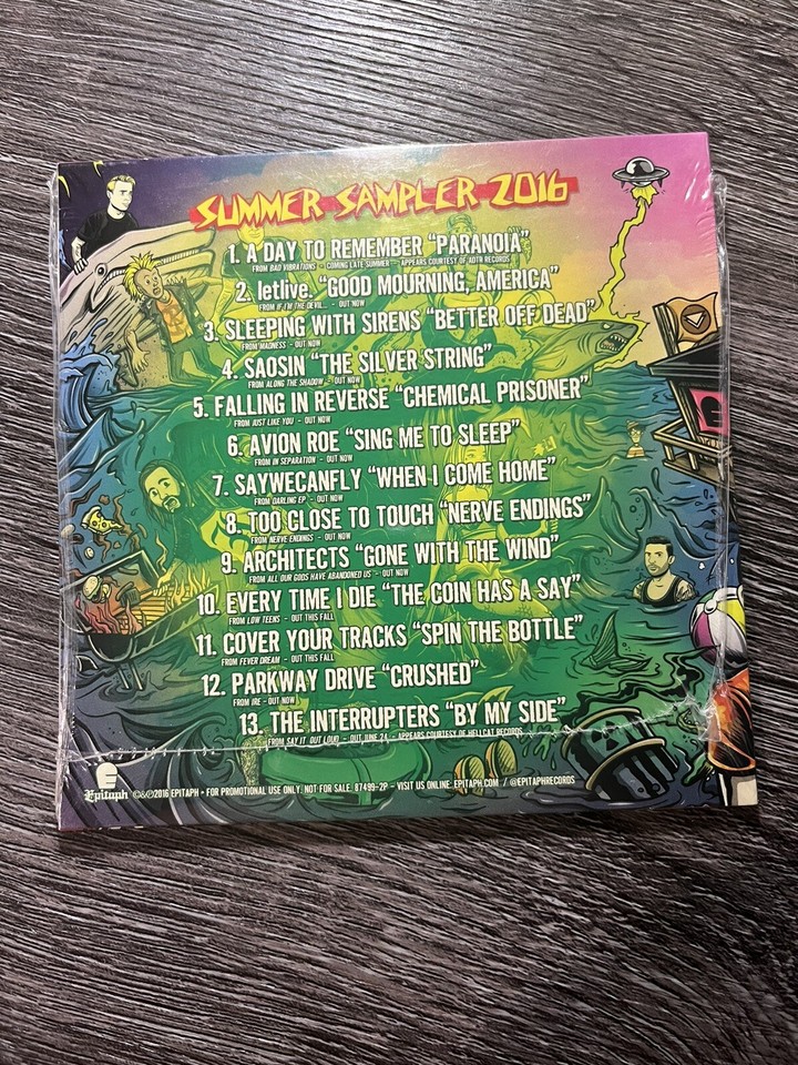 Epitaph Records Summer Sampler 2016 CD BRAND NEW FACTORY SEALED MINT | eBay