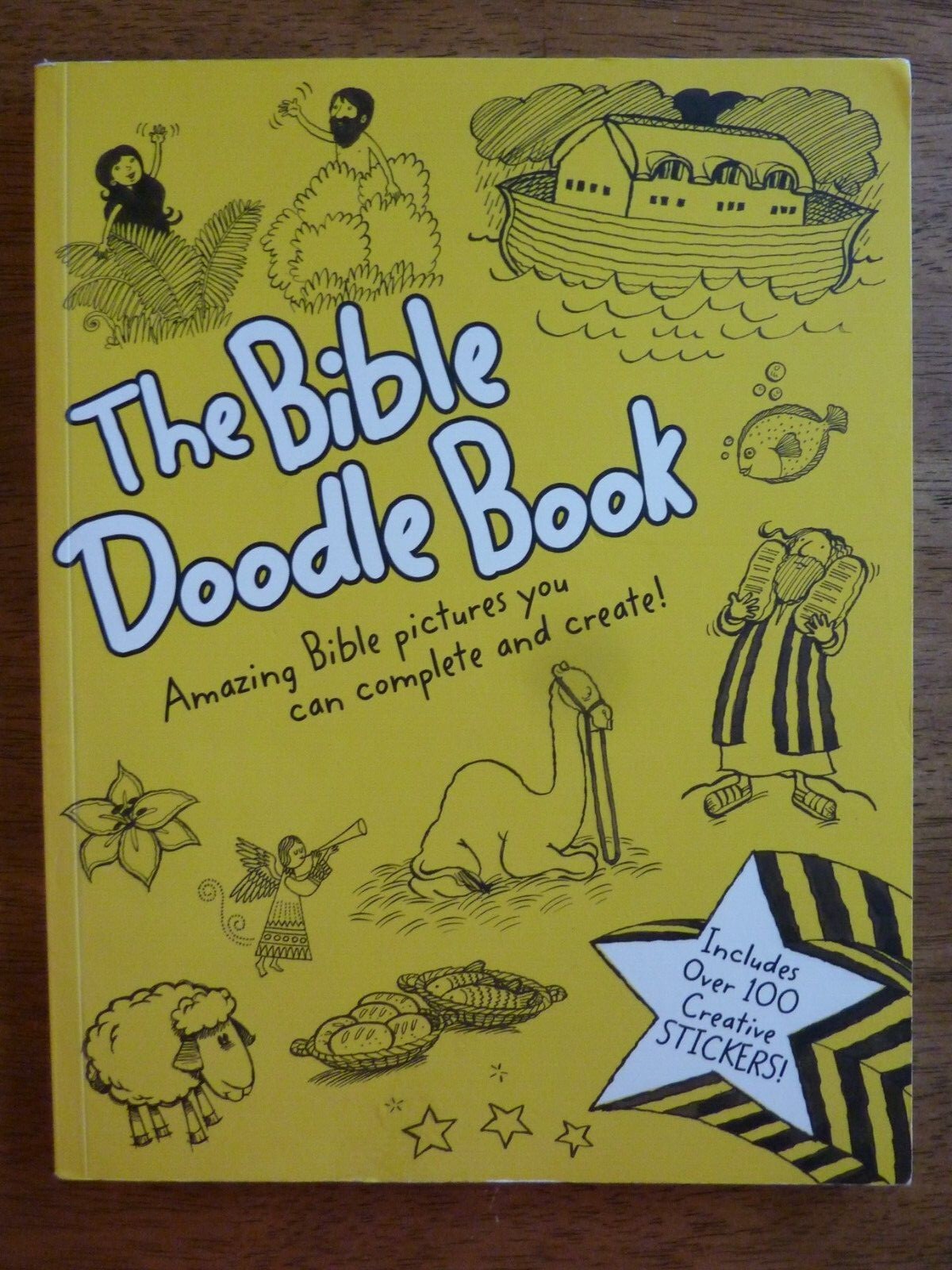 The Bible Doodle Book : Complete & Create Bible Pictures w/Stickers ...