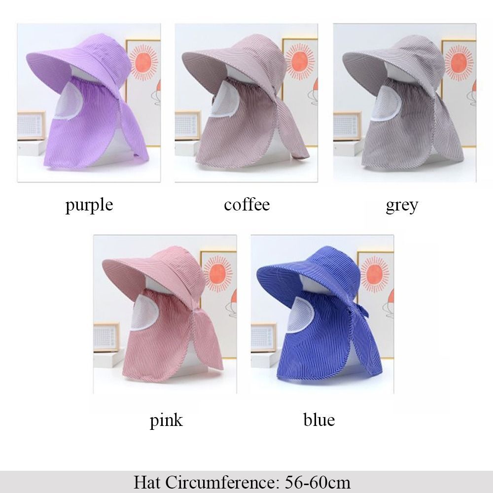 Face And Neck Sun Protection Wide Brim Summer Sunscreen Fishing Hunting ...