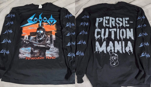 Persecution Mania Sodom long sleeve Shirt Unisex Concert All Sizes ...