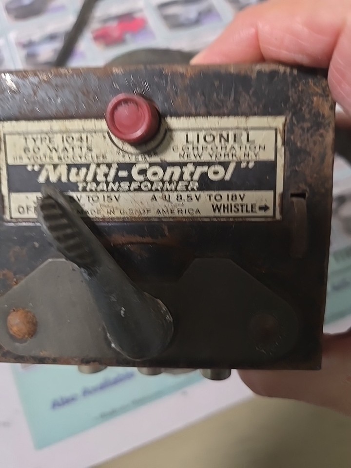 Vintage LIONEL Type 1041 60 Watt 115V Transformer AC Train Controller ...