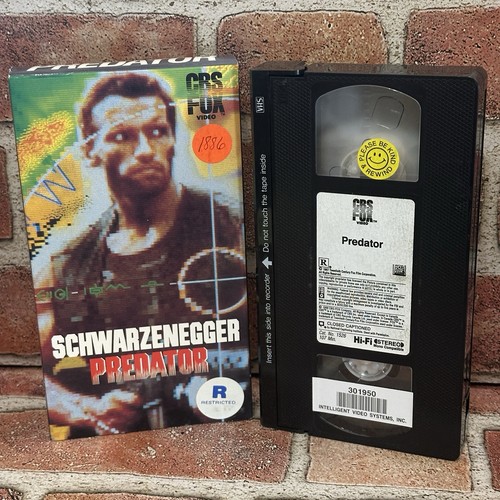 Predator VHS Used Arnold Schwarzenegger Action Sci-Fi 1987 CBS FOX | eBay