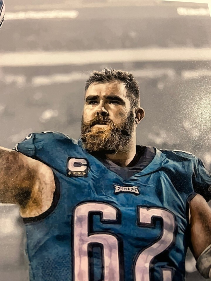 JASON KELCE Art Print Photo Rare 11" x 14" Poster PHILADELPHIA EAGLES ...