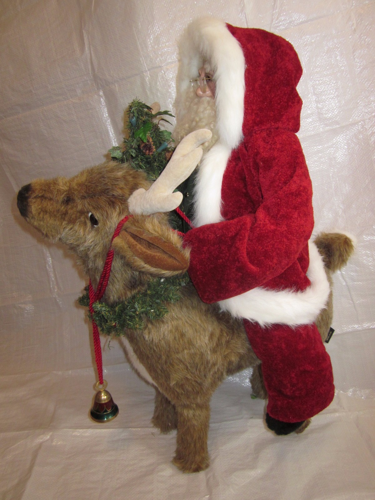 HEN HOUSE Joyce Ditz Designs Santa on Reindeer Dearest OPA 2nd LE ...