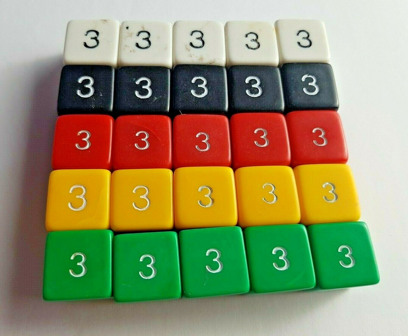 RPG Gaming Dice Lot of 25 Rastafarian Colors Slay Dragons Dungeons ...