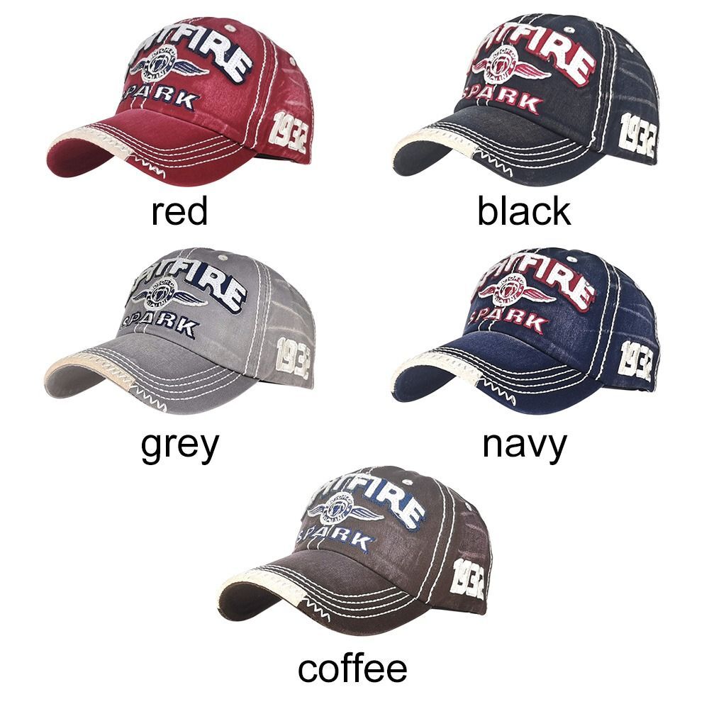 Distressed Faded Cap Sunscreen Hats Baseball Hats Embroidery Baseball ...