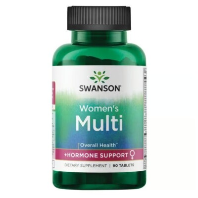 Swanson Women's Multi + Hormone Support - 90 One Daily Tablets | eBay