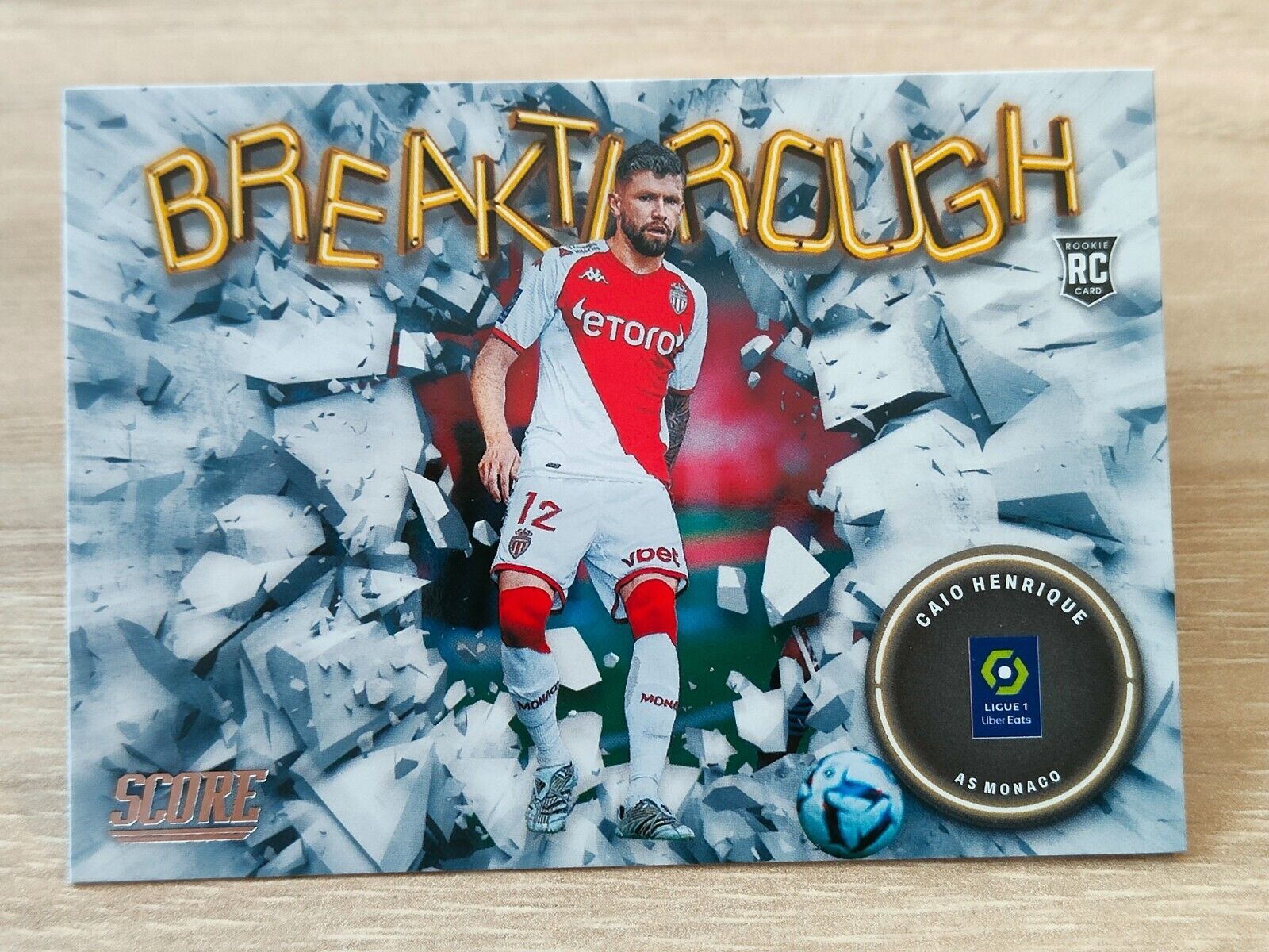 Panini C127 Ligue 1 Score 2022-23 Breakthrough RC Rookie #12 - Caio Henrique | eBay