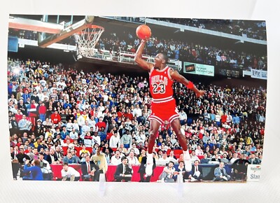 Michael Jordan Free Throw Dunk 4x6 Photo 🔥 🔥 Dunk Champion | eBay