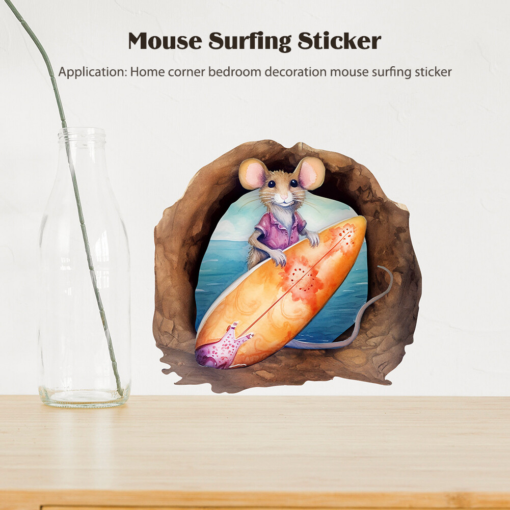 Cartoon 3D Sticker Peel Stick Creative Wall Decals for Kids Rooms (5PCS ...