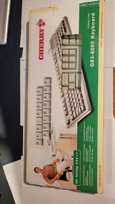 Vintage Cherry Mechanical Keyboard Model G83-6000 Classic Clicker ...