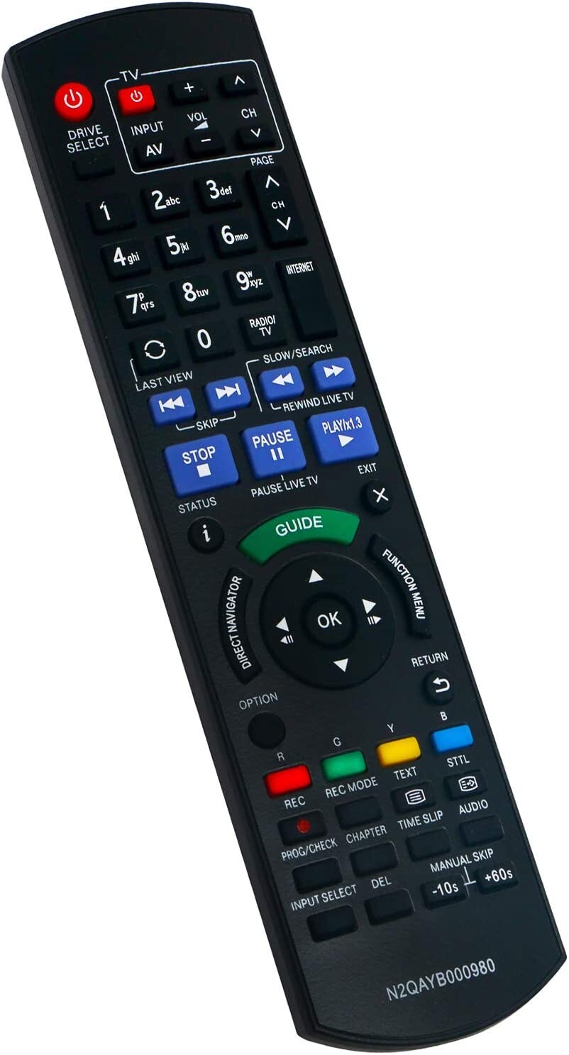 N2QAYB000980 Remote Control for Panasonic DVD Recorder DMR-XW440 NEW AU ...