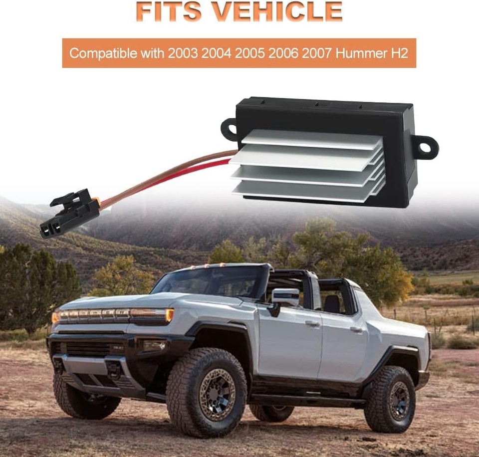 Blower Motor Resistor For Hummer H2 2003-07 19331830 19329838 89023355 ...