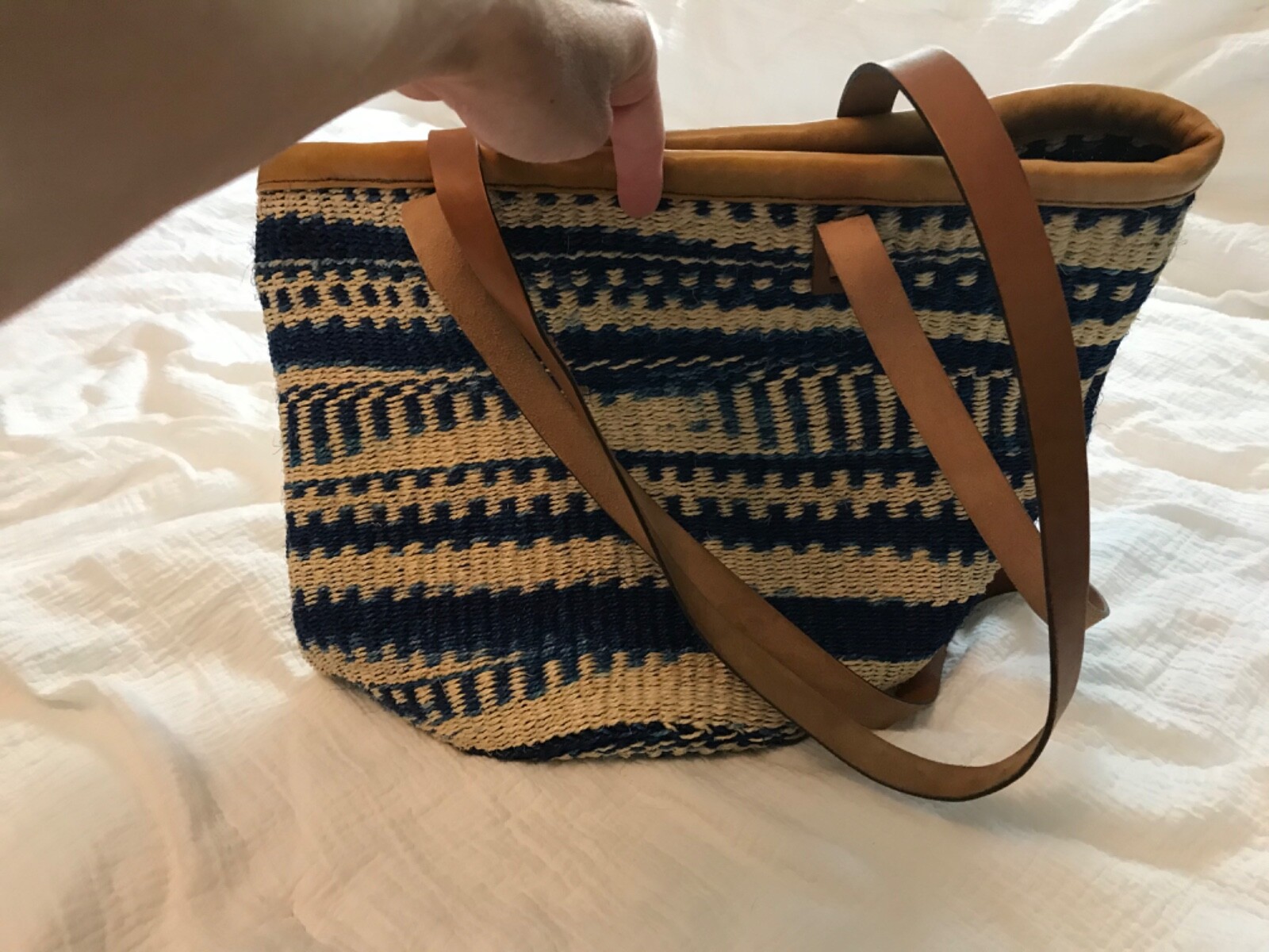 Designer Madewell Straw Bag Tote Purse Summer Beach Everyday Mod Medium ...