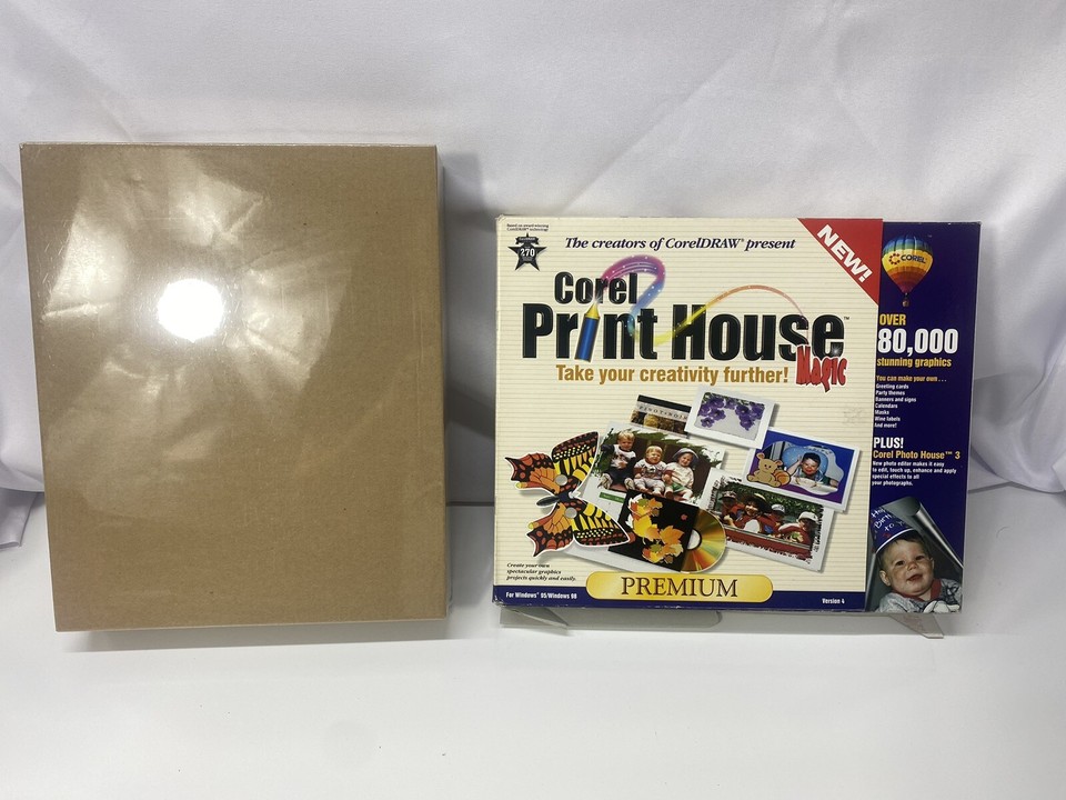 Corel Print House Magic 4 Premium (PC) windows excellent NEW SEALED | eBay