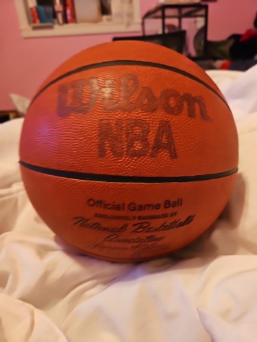 Vintage Wilson NBA Leather Basketball (Not A BLEM BALL) A Official Game ...